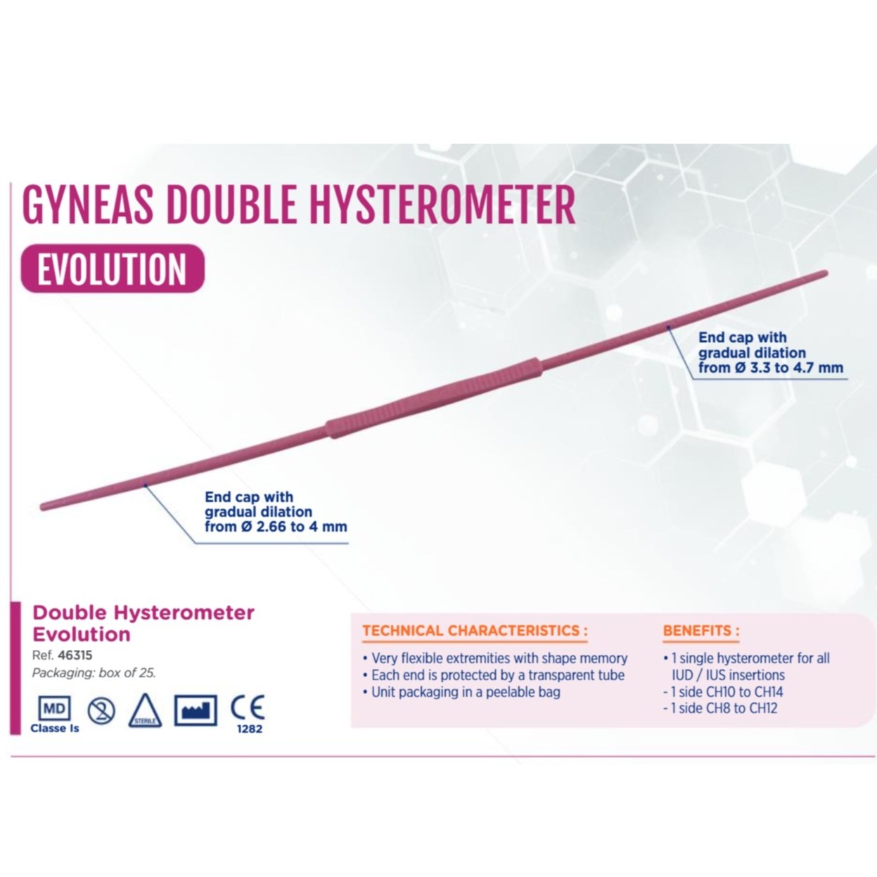 Os Finder / Double Hysterometer - Eurosurgical